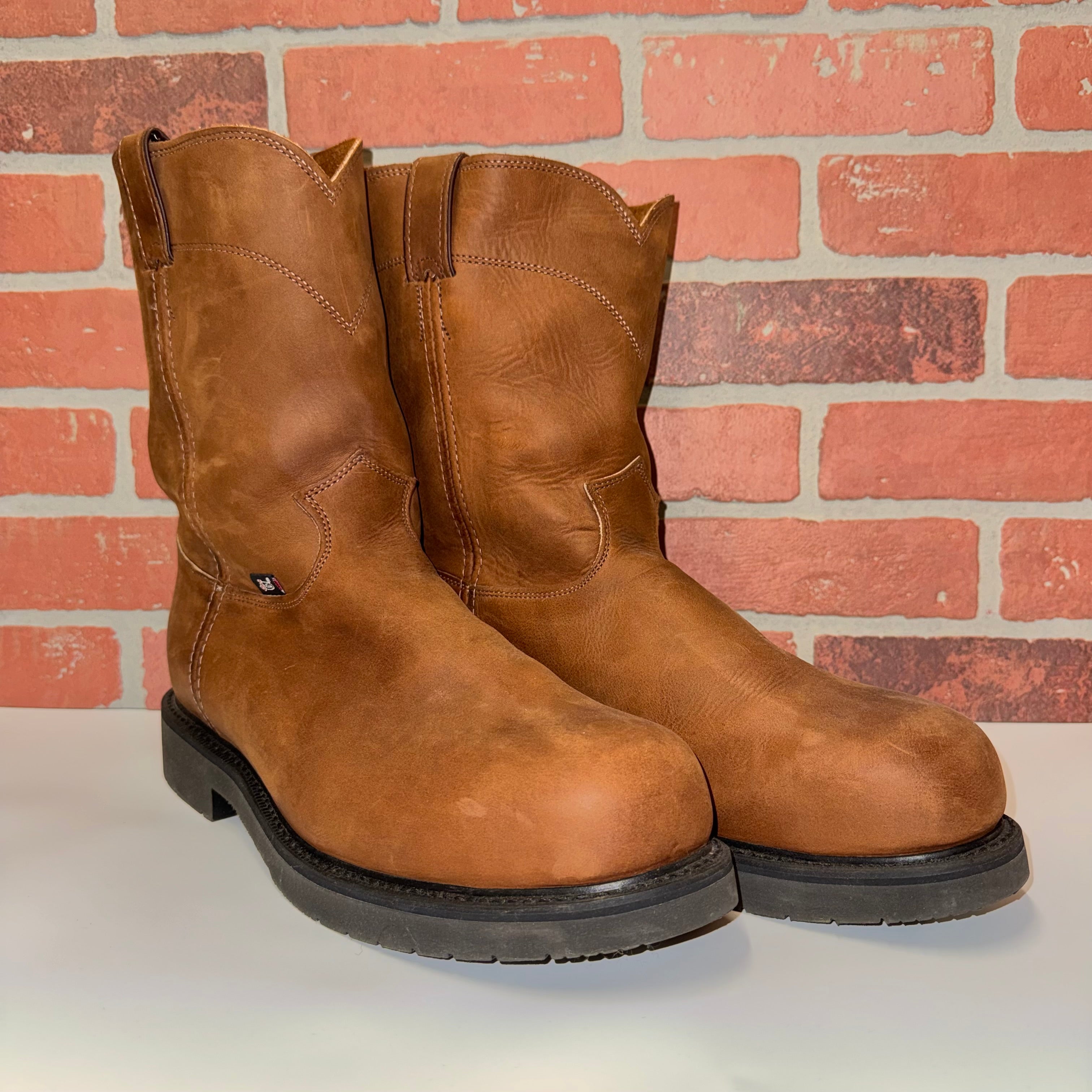 Justin 4795 CARGO STEEL TOE 10" DOUBLE COMFORT® SYSTEM BARK – Jones Boots