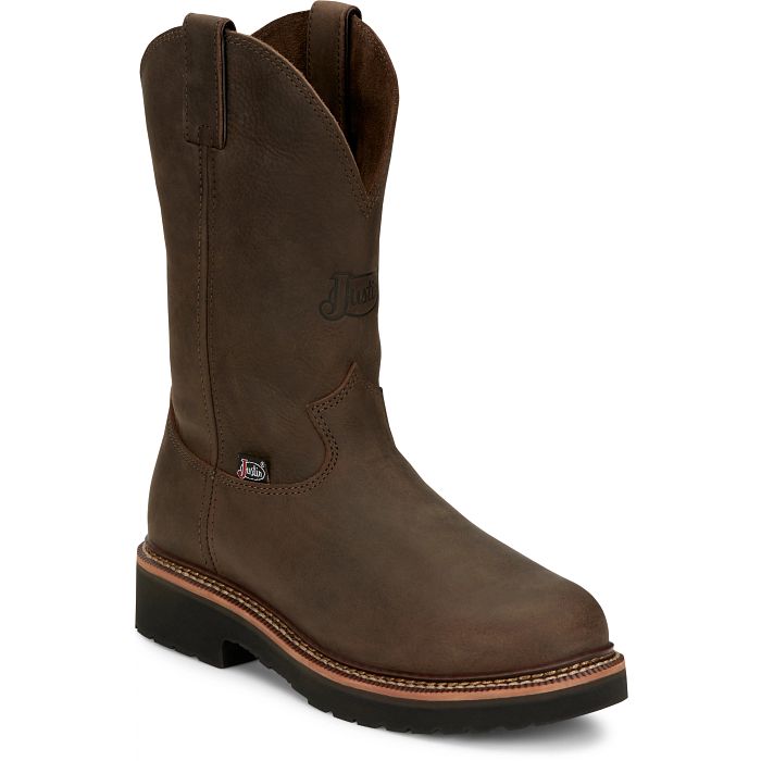 Justin OW4440 Carbide Hickory Brown Cowhide 11'' Pull On – Jones Boots